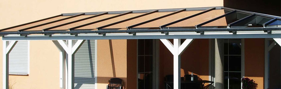 Montageprofile für Glasbefestigung am Terrassendach Berater