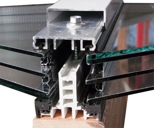 Glashalteprofile Dachverglasung, Glas Klemmprofil